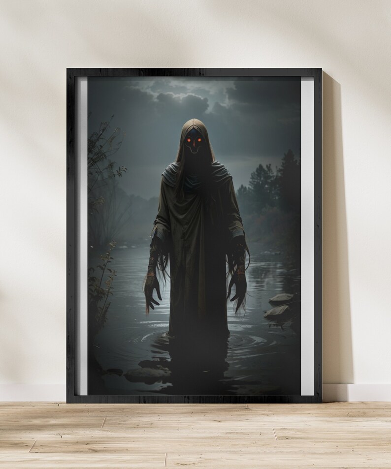 Mysterious Creepypasta Supernatural Entity Art Digital Download ...