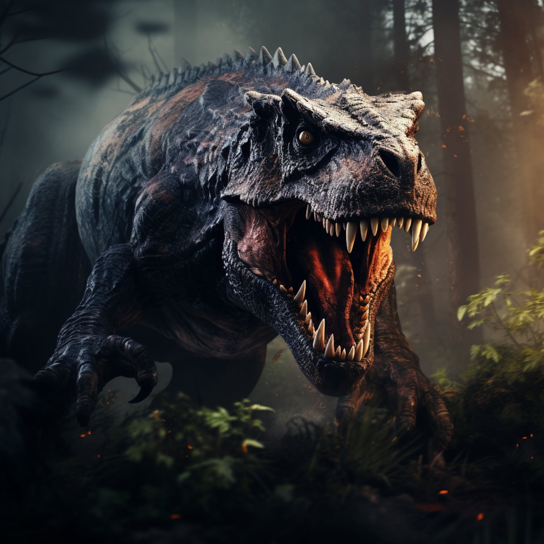 Eerie T-rex Creepypasta Digital Download for Tumbler and Wall Art ...