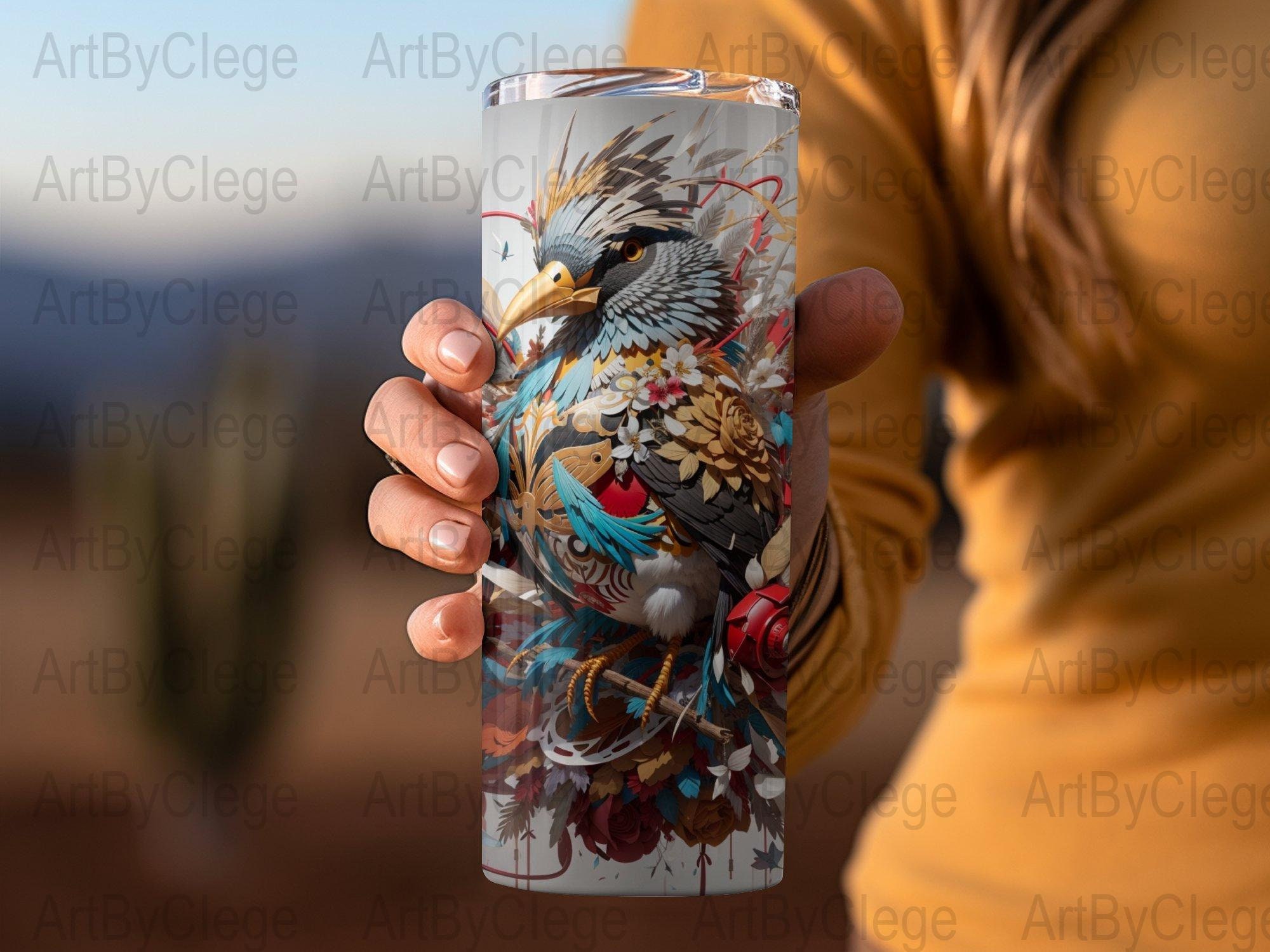 Exploded View Bird Artwork by Nychos, Digital Print, Modern Home Decor ...