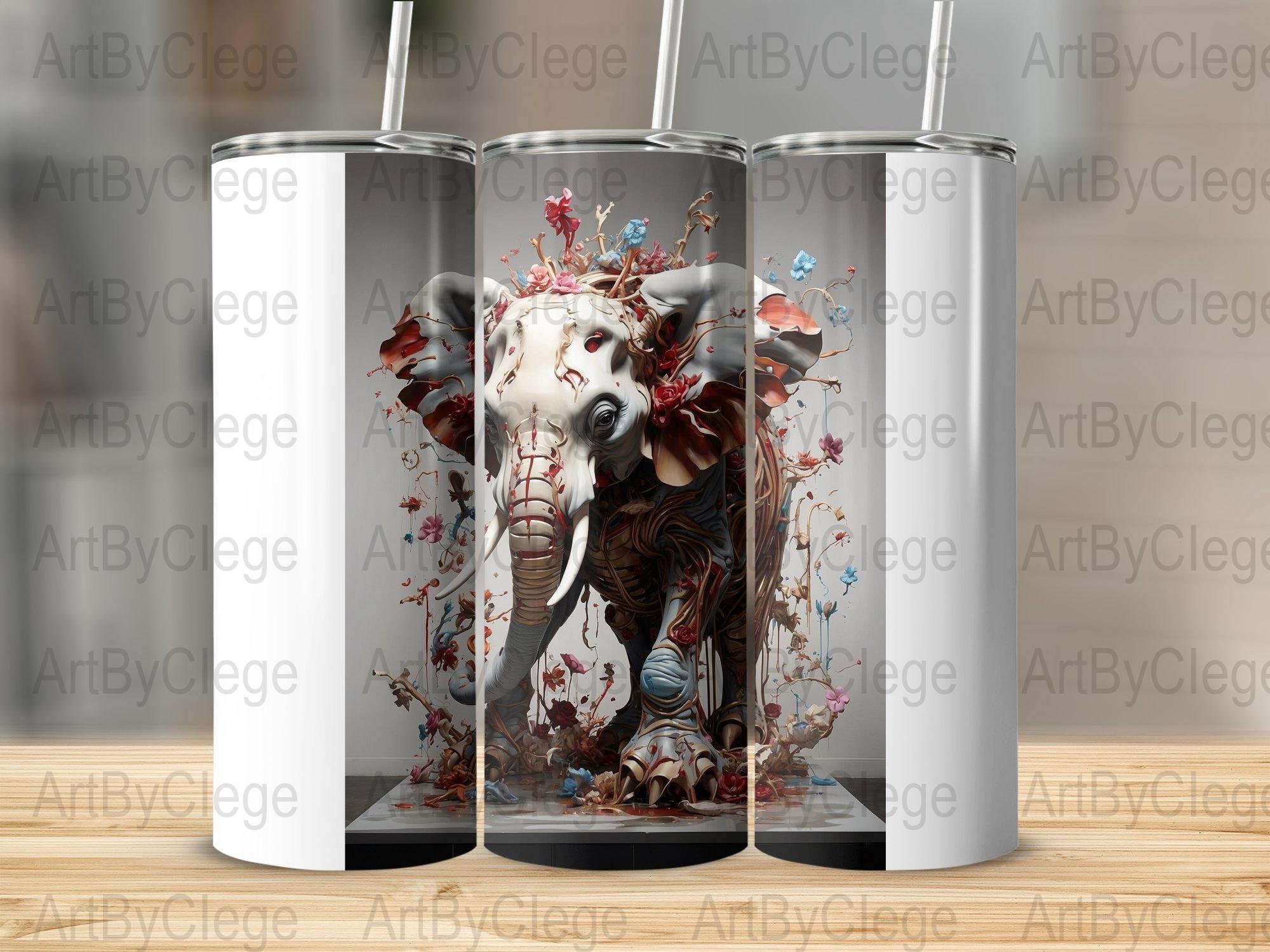 Exploded Anatomy Art by Nychos, Digital Elephant Dissection ...