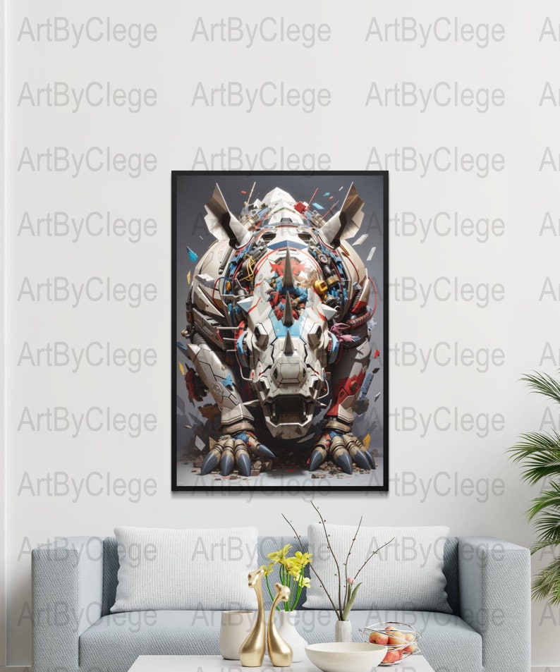 Exploded View Robot Artwork by Nychos, High Detail Mechanical ...