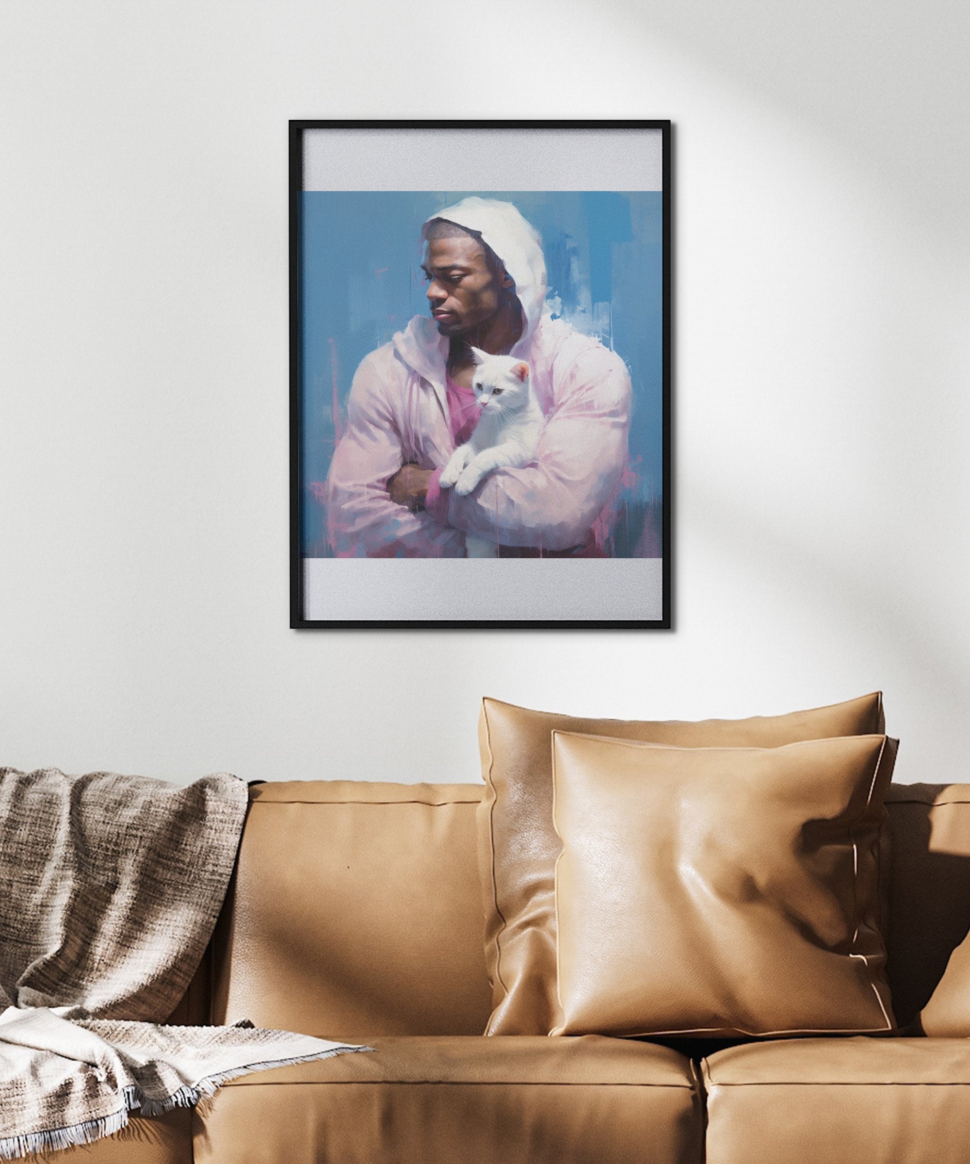 Nigerian Adonis: Hoodie-clad Bodybuilder Embracing Elegance - Etsy