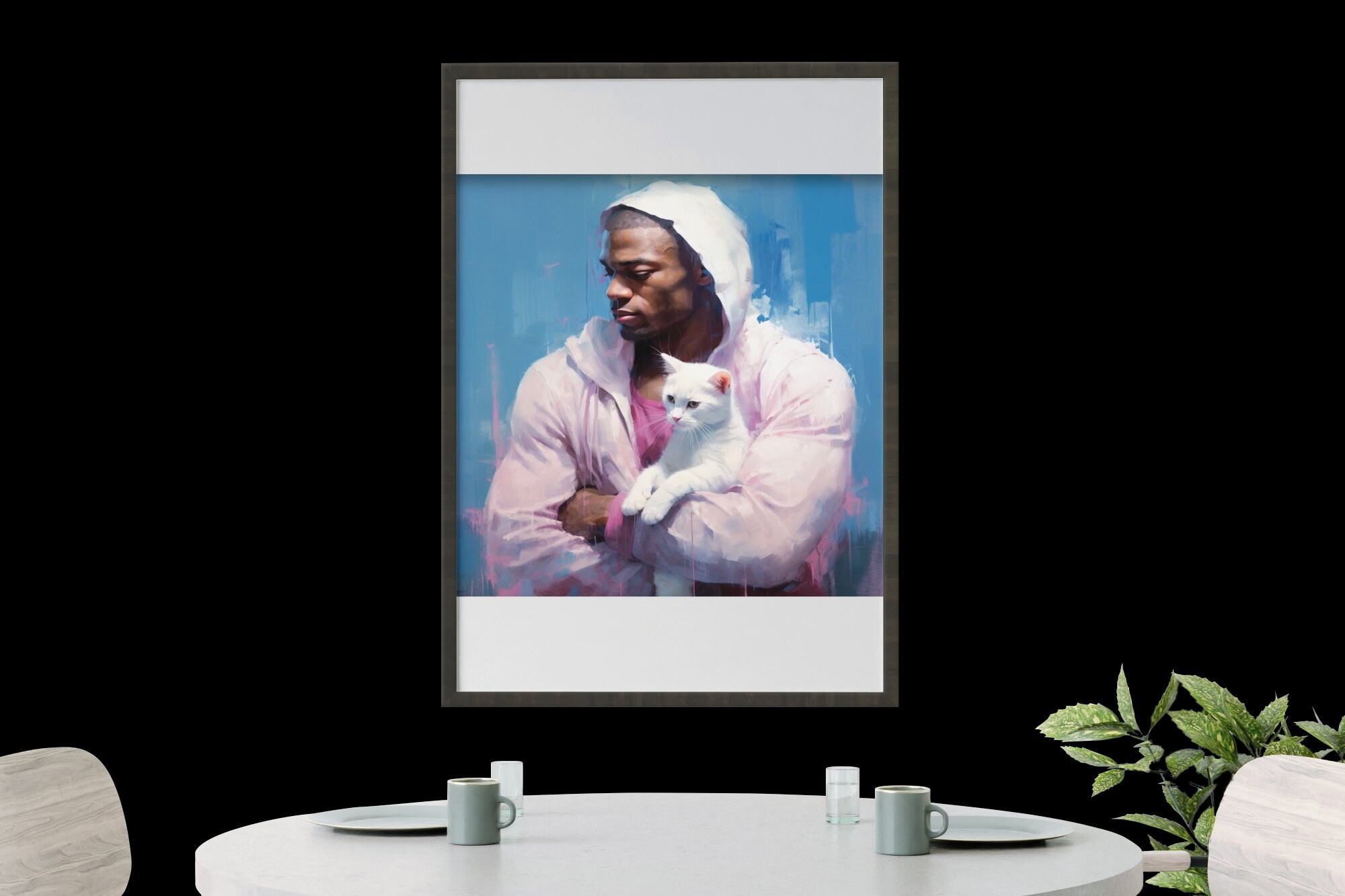 Nigerian Adonis: Hoodie-clad Bodybuilder Embracing Elegance With a ...