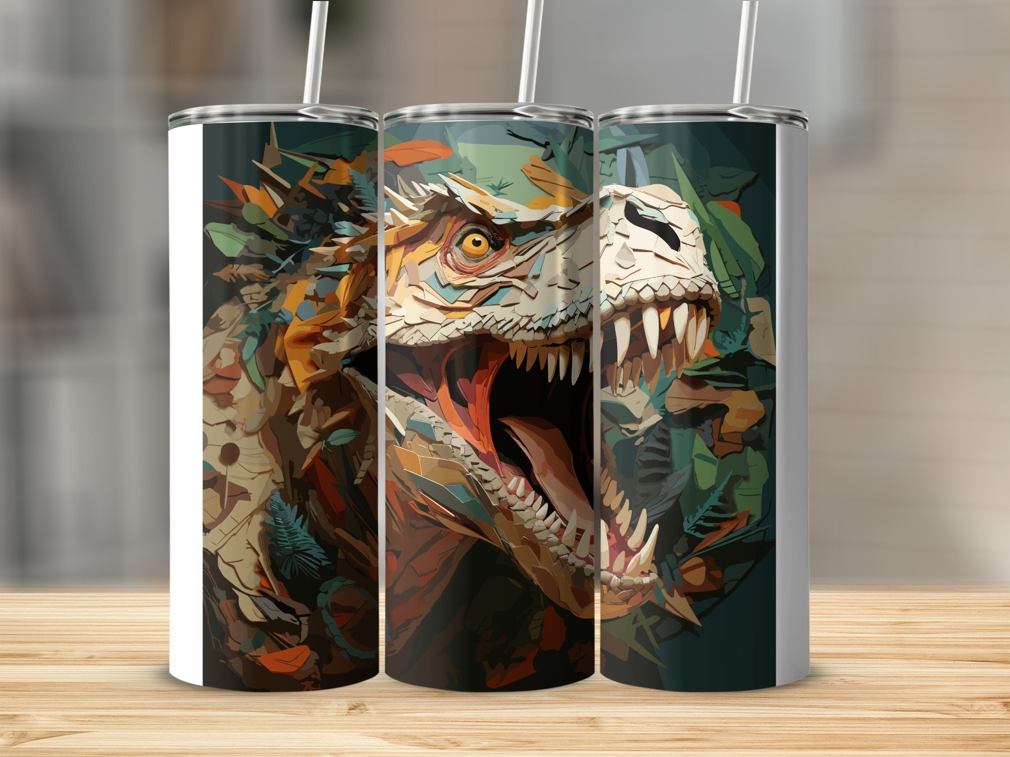 Layered Paper T-rex - Etsy