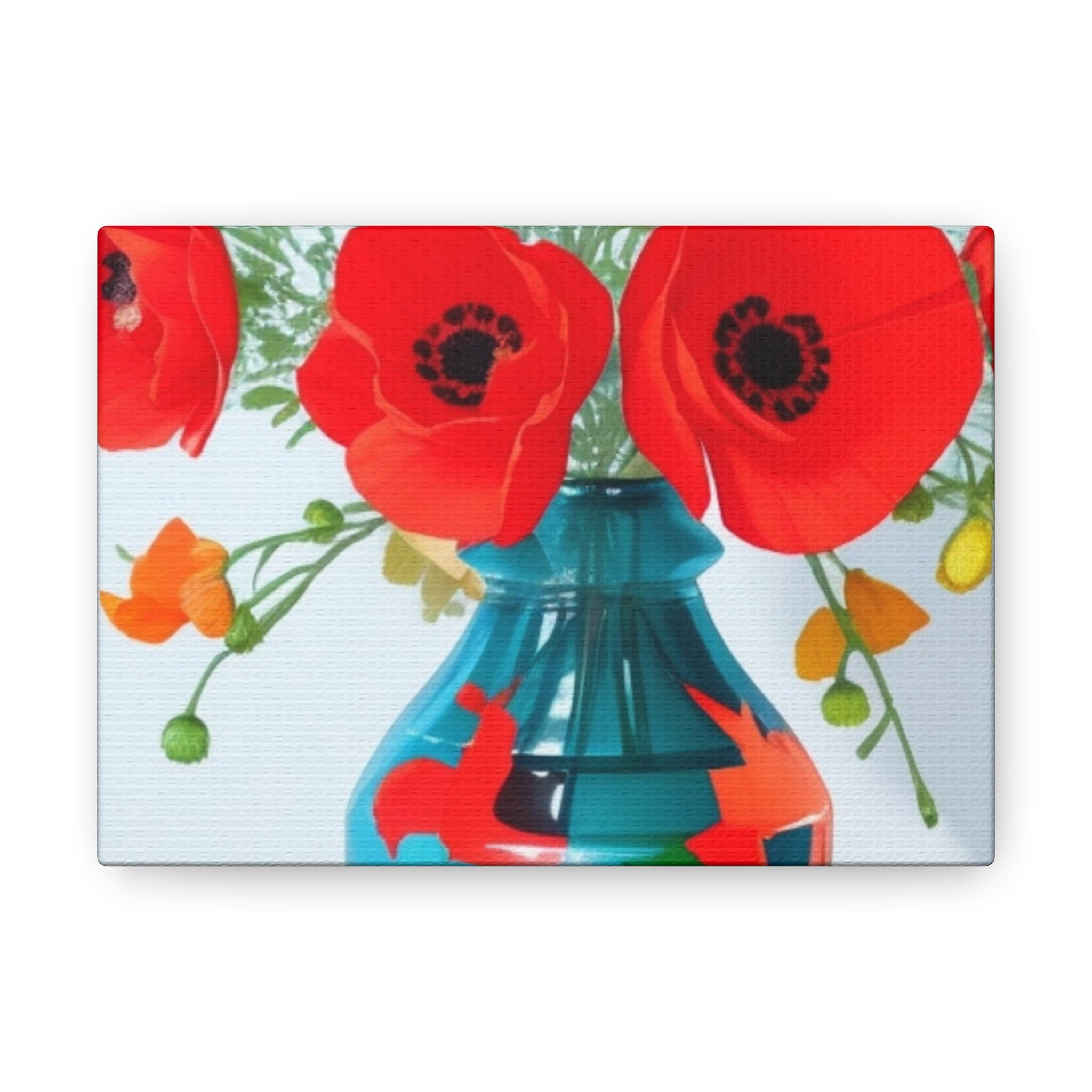 Graffiti Blooms: Vibrant Floral Poppies With Geometric Flair, Spray ...