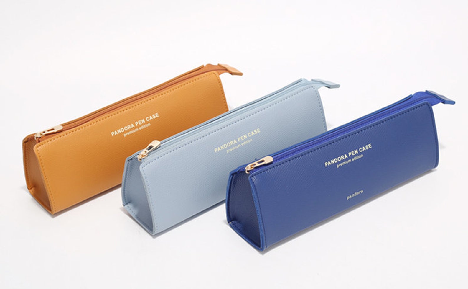 Triangle Colorful Pencil Case 7 Colors Multi Purpose - Etsy