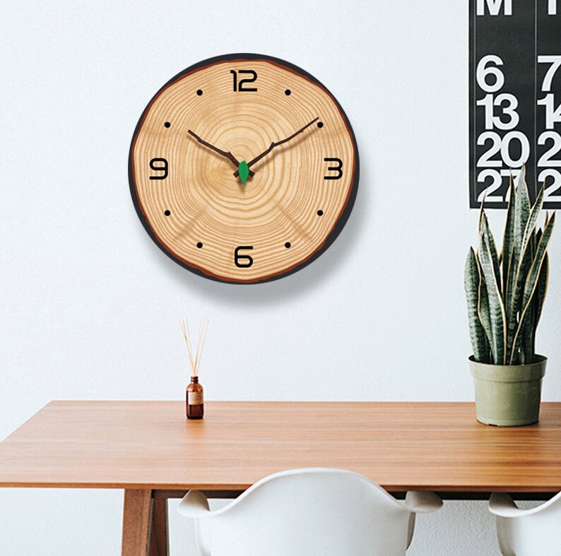 Tree Ring-like Acrylic Wall Clock home Gift Home Décor | Etsy