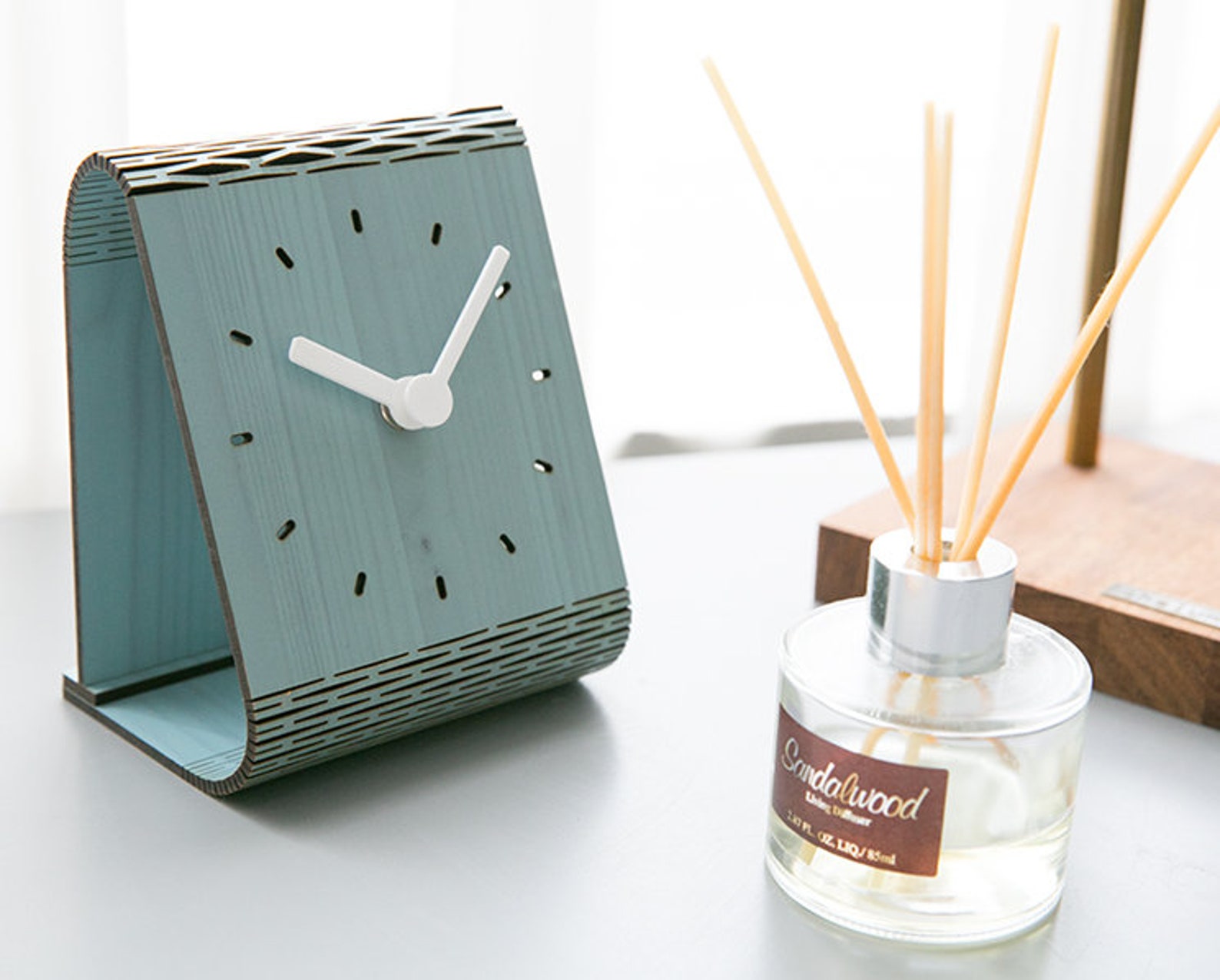 Colorful Rustic Wooden Small Clock home Gift Home Décor - Etsy