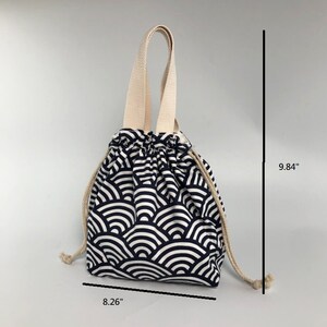 Japanese Style String Lunch Bag Lunch Tote Eco Friendly reusable school ...