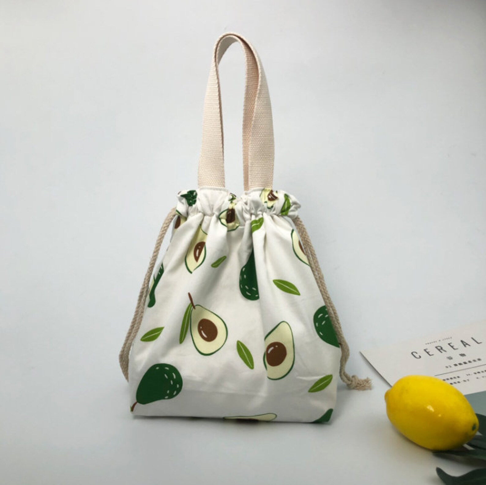 Japanese Style String Lunch Bag Lunch Tote Eco Friendly - Etsy