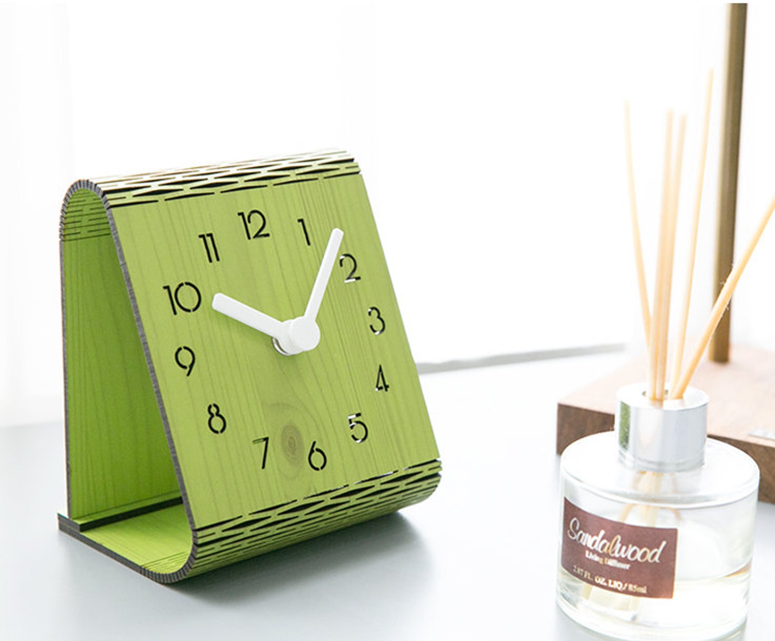 Colorful Rustic Wooden Small Clock home Gift Home Décor - Etsy