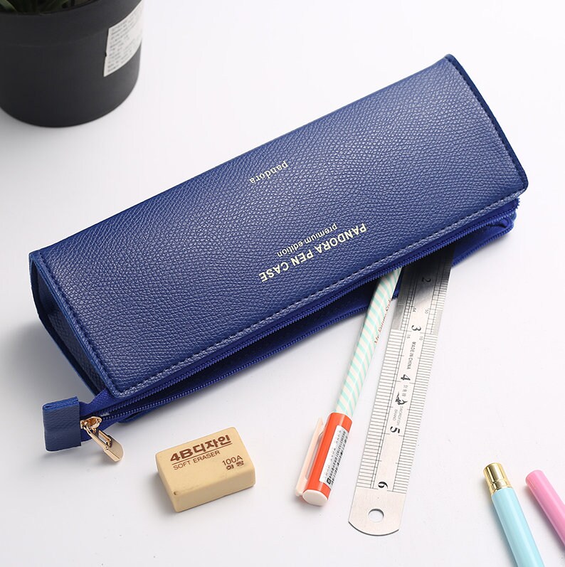 Triangle Colorful Pencil Case 7 Colors Multi Purpose - Etsy