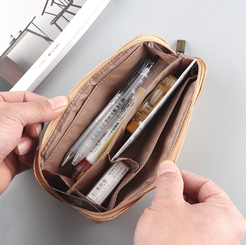 Paper-like Big Capacity Pencil Case Multi Purpose Teacher | Etsy