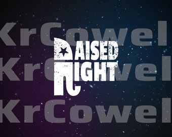 Raised right svg | Etsy