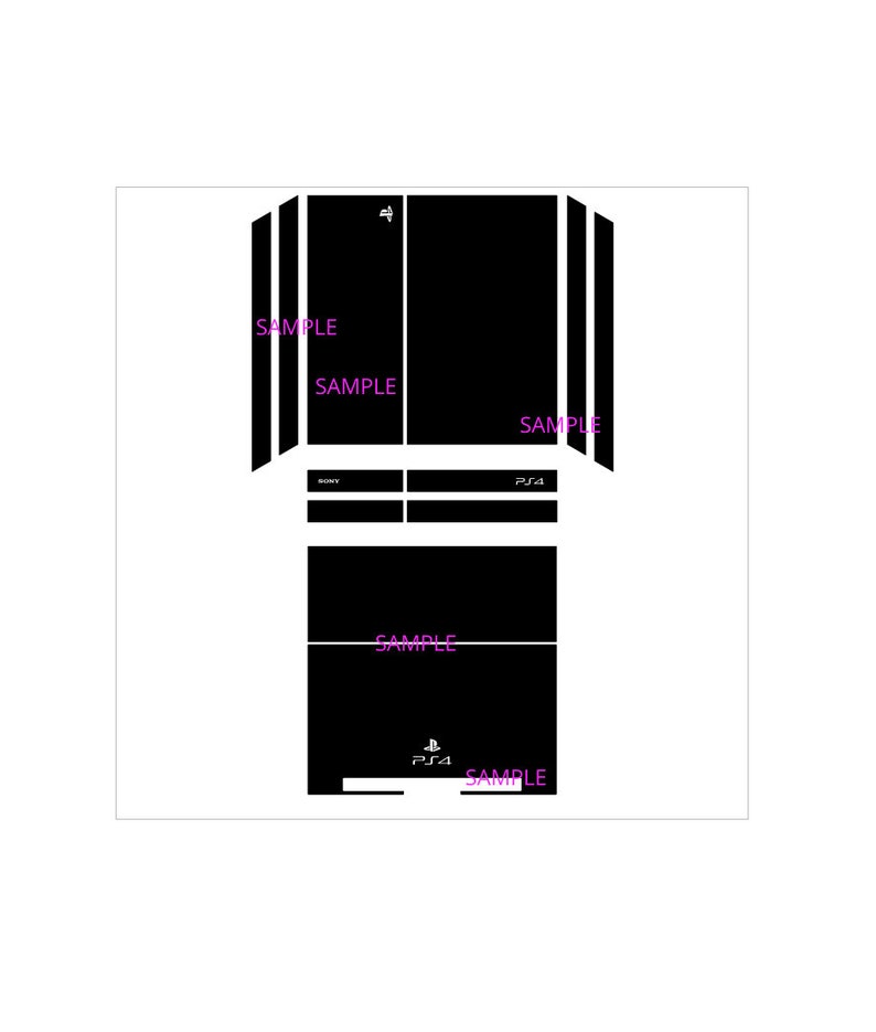 PS4 Original - Skin Template - Etsy