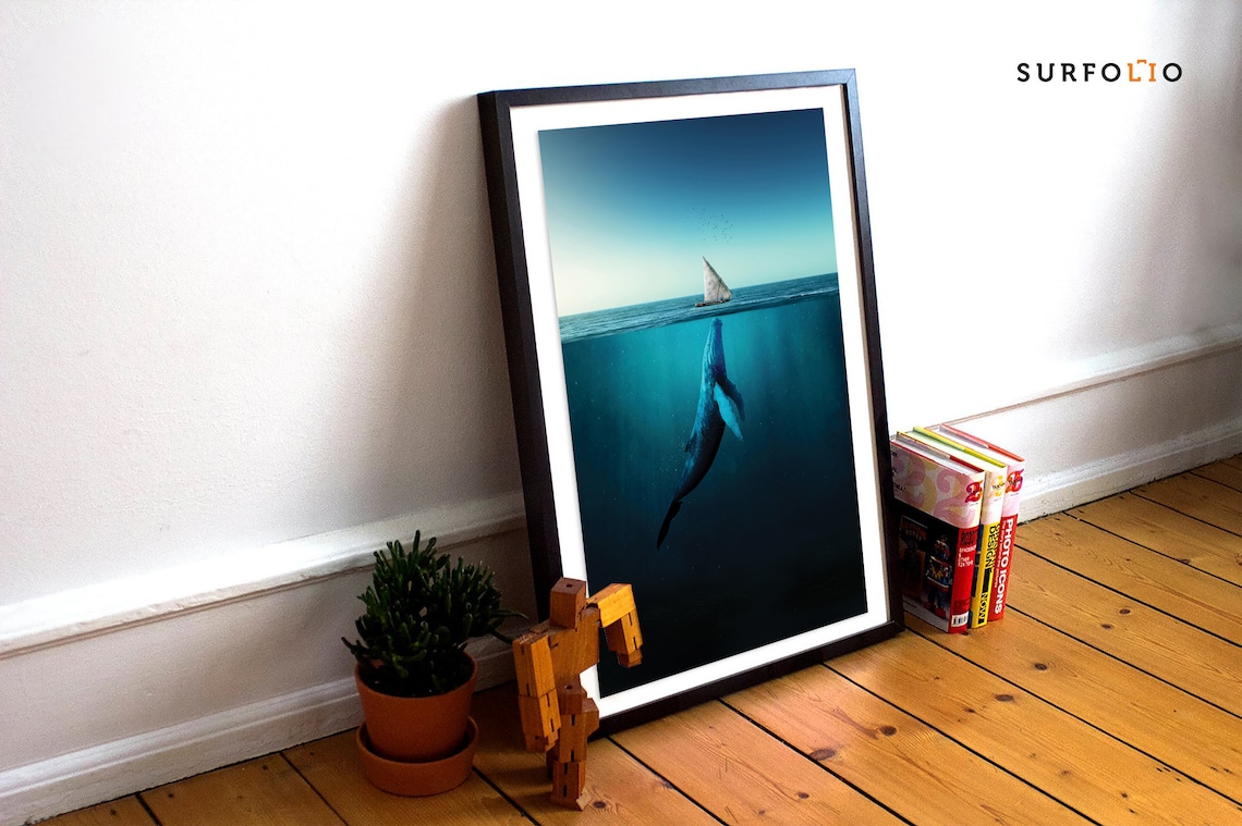 Whale Printable Whale Print Poster Blue Whale Art Whale | Etsy