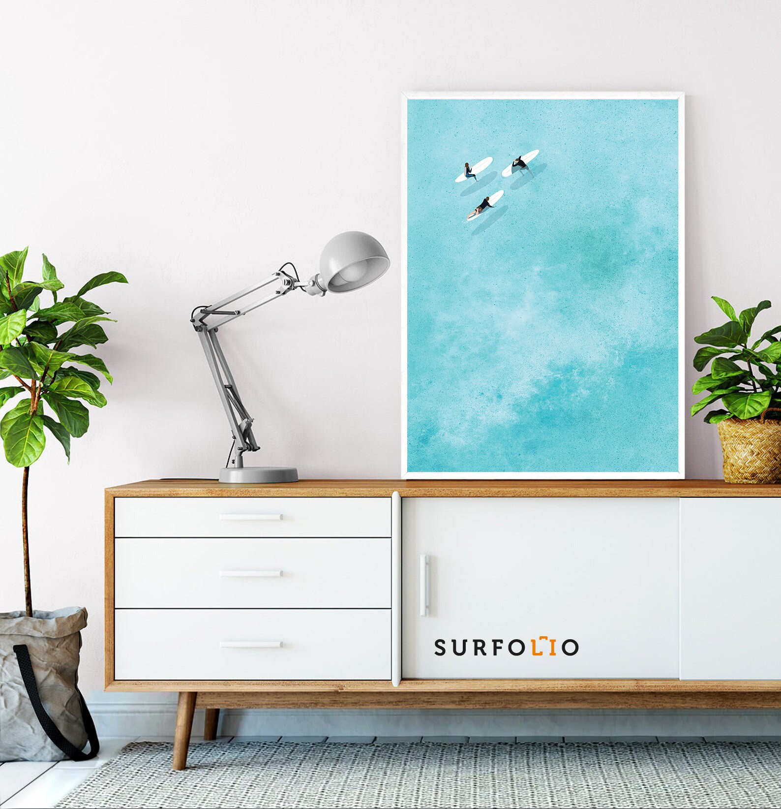 Set of 2 Prints Paddle Board Print Stand up Paddle Sup Woman | Etsy