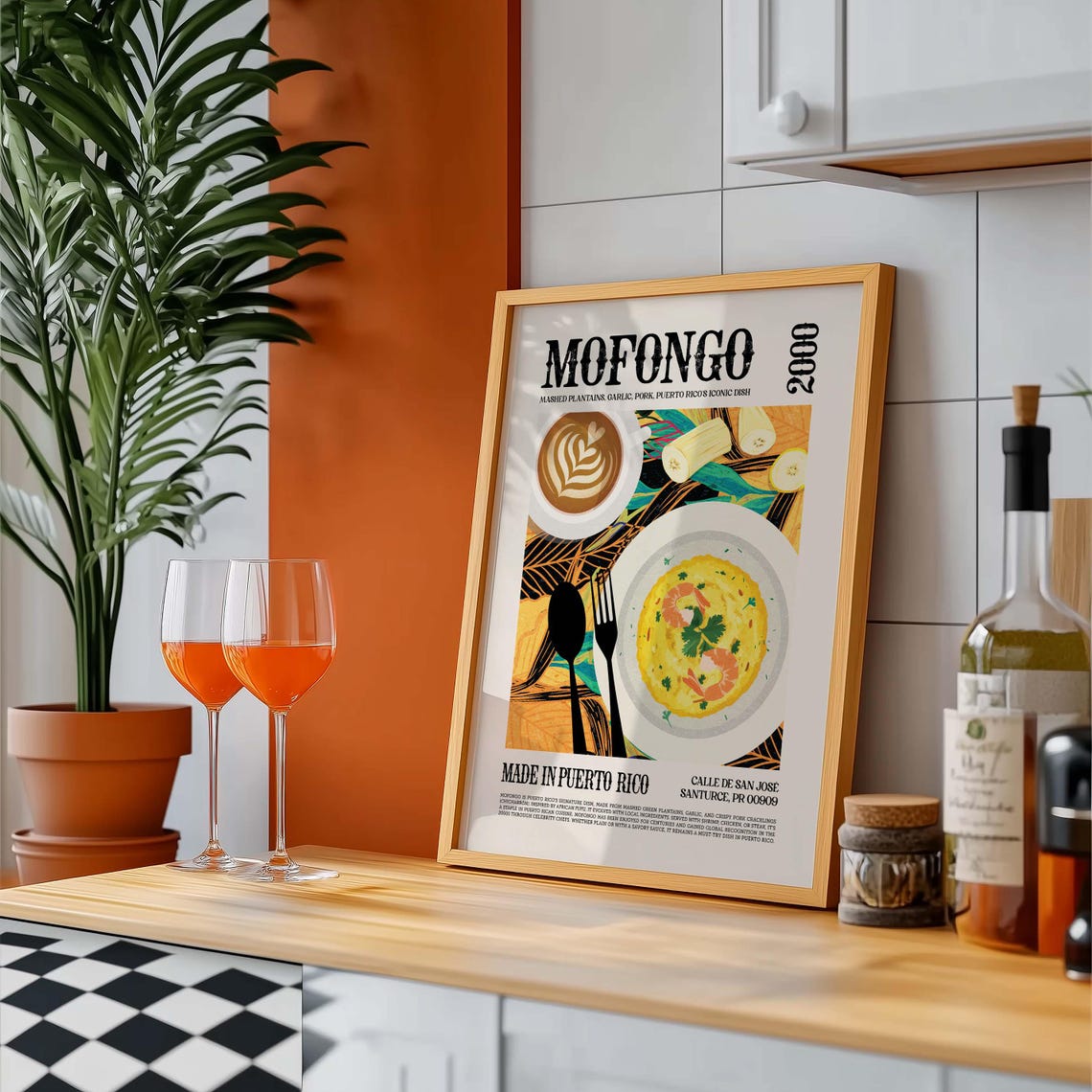 Mofongo Print Puerto Rico Food Caribbean Flavor National Food Latin ...