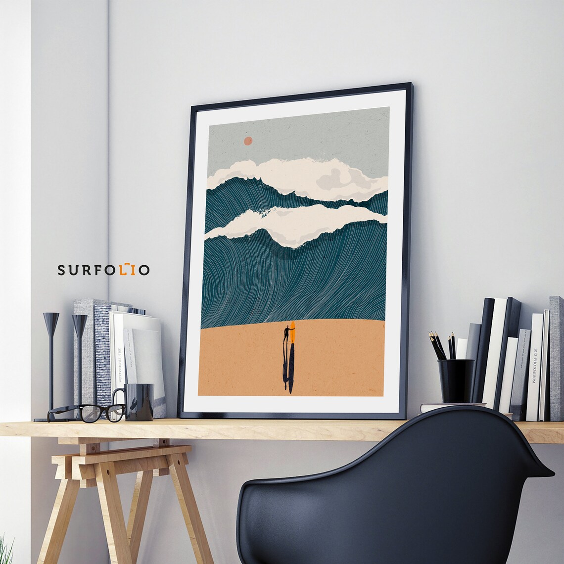 Waves Line Art Waves Line Minimal Waves Line Print Surfing - Etsy