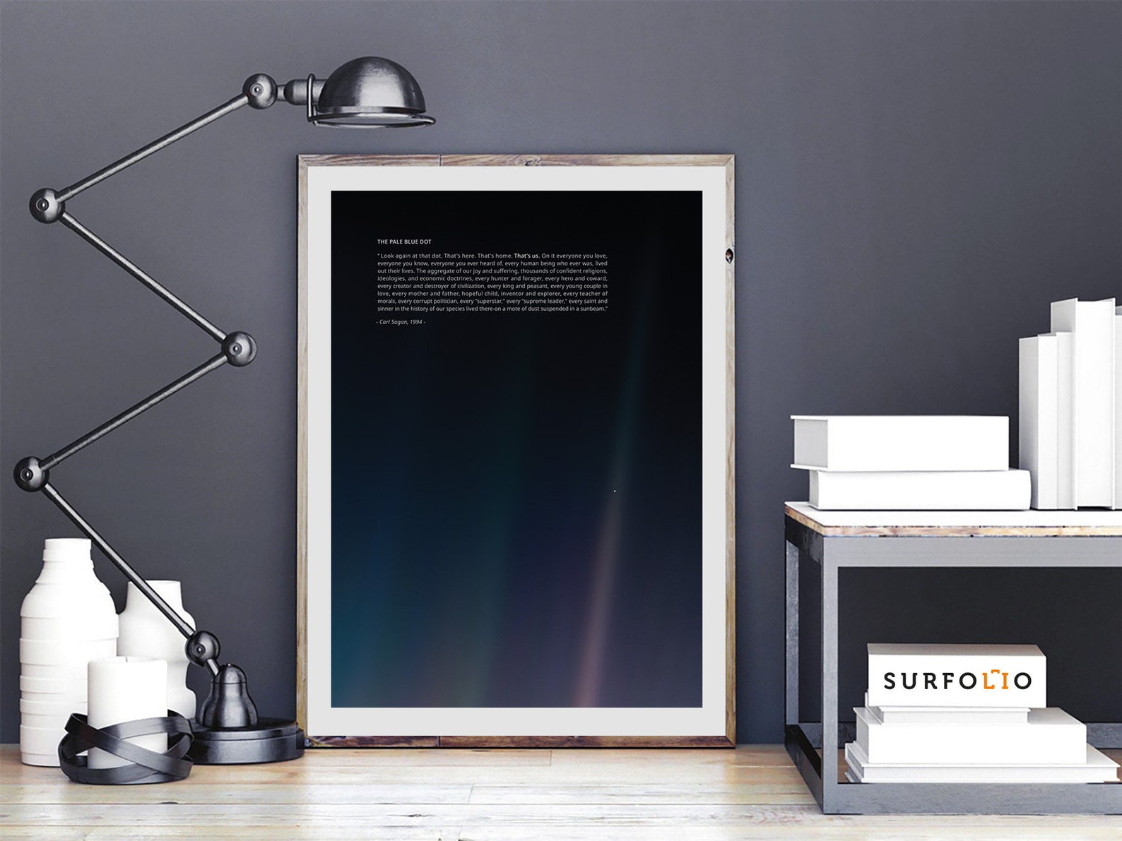 Carl Sagan Pale Blue Dot Print NASA Print Astronomy Print Voyager 1 ...