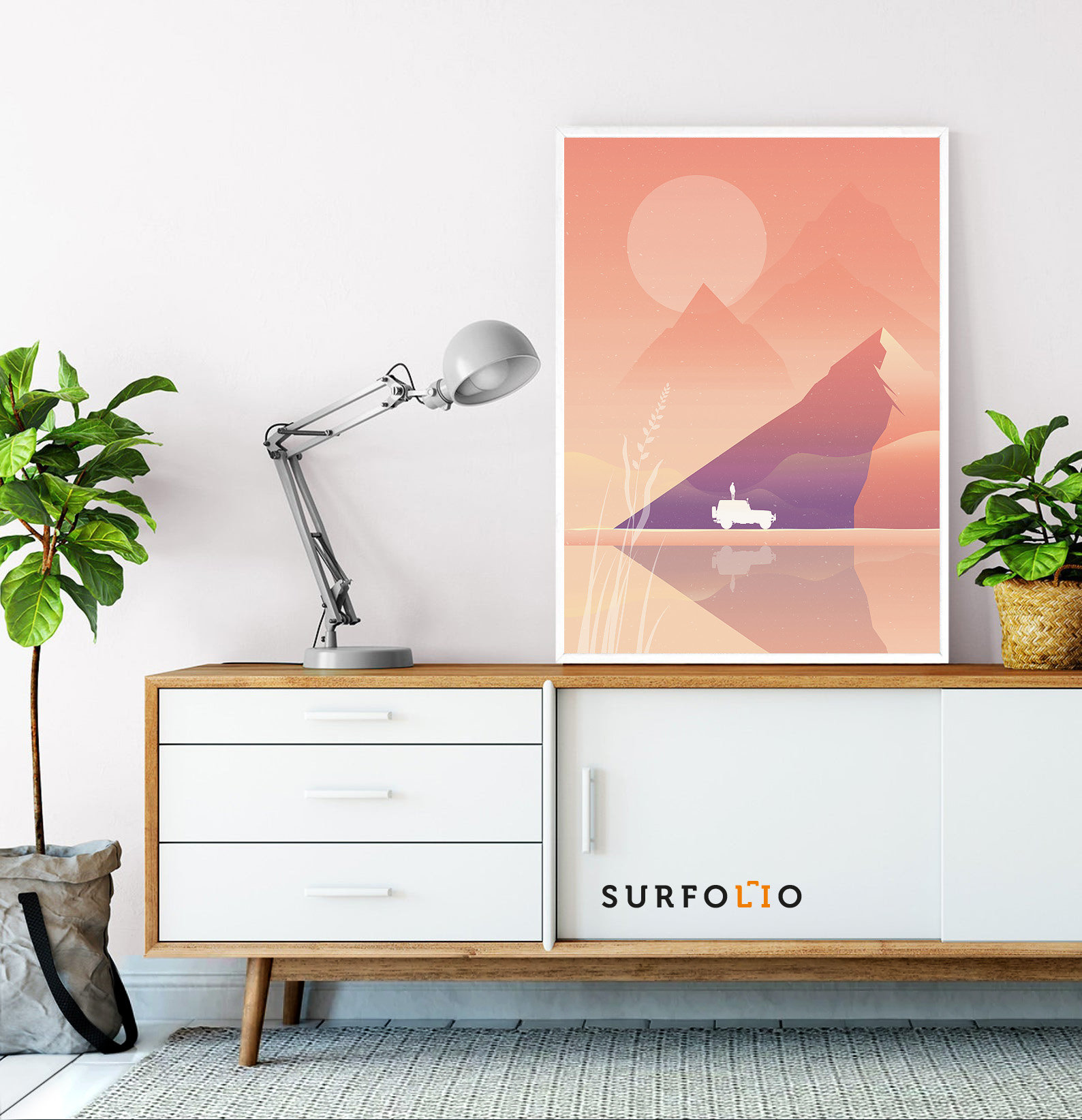 Four Wheel Drive off Road Poster Car Enthusiast Print Adventure Minimal ...