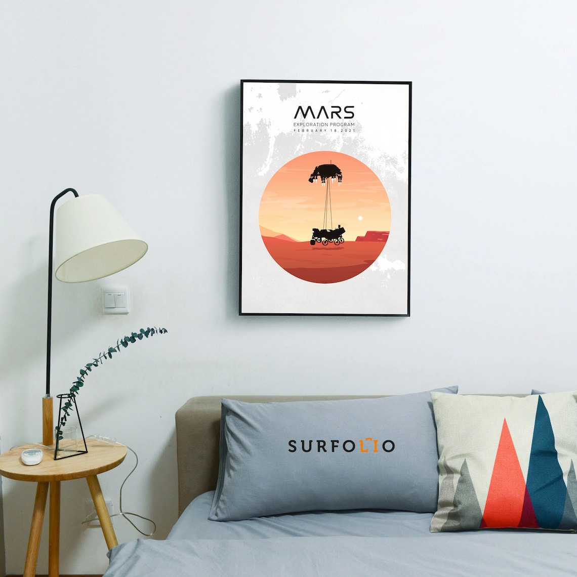 Mars Perseverance Mars Poster Mars Travel Poster Mars Wall - Etsy