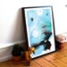 Plane Aerial Print Sea Aerial View Sea and Cloud Print Aqua - Etsy