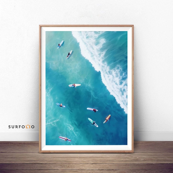 Aerial Surfers Print - Etsy