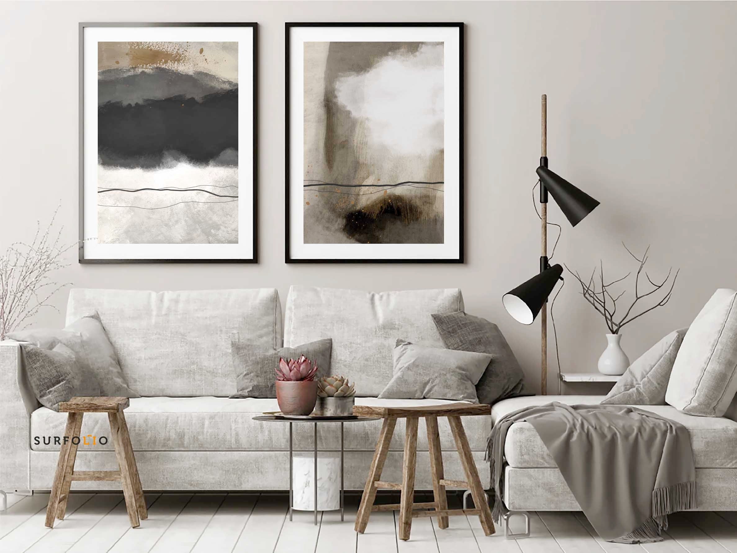 Modern Simple Neutral, Set of 3 Poster, Pastel Nordic Prints, Simple ...