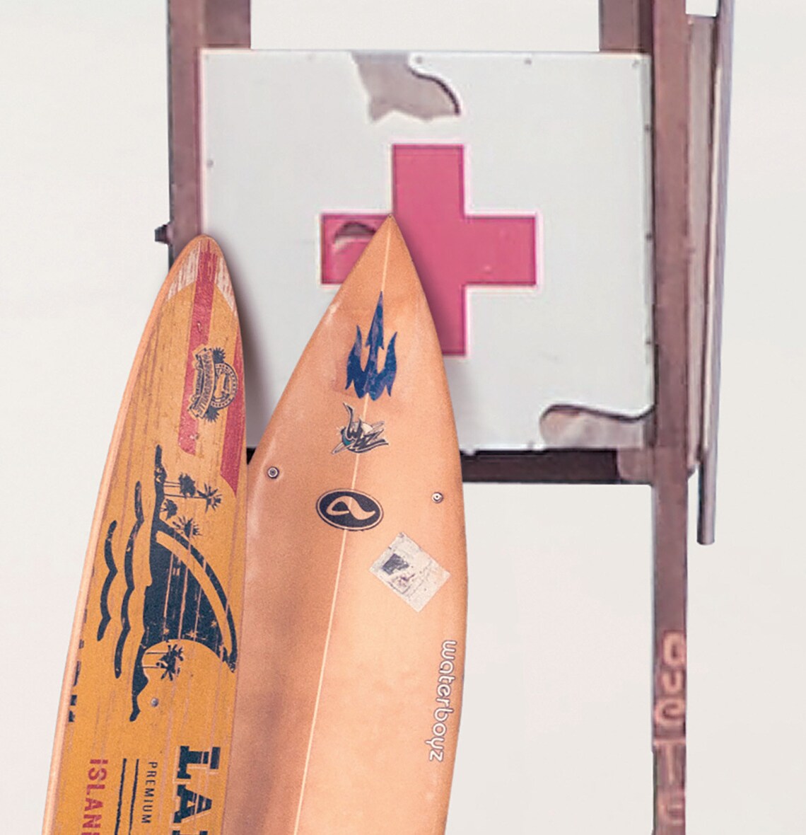 Yellow Surfboard Print Beach Art Decor Printable Poster Dorm | Etsy