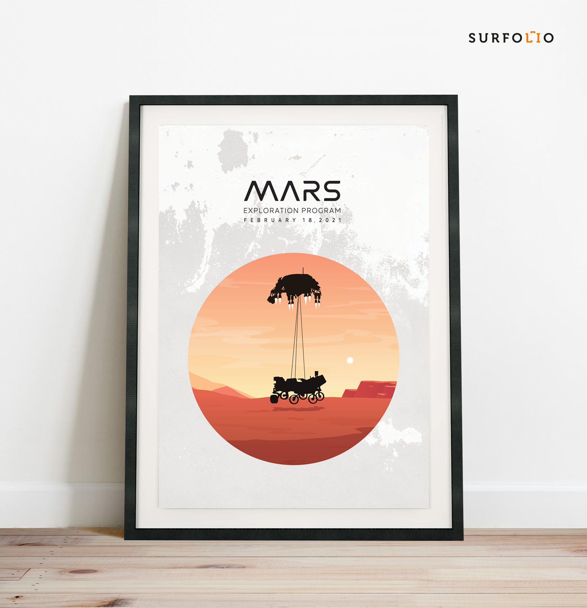 Mars Perseverance Mars Poster Mars Travel Poster Mars Wall - Etsy