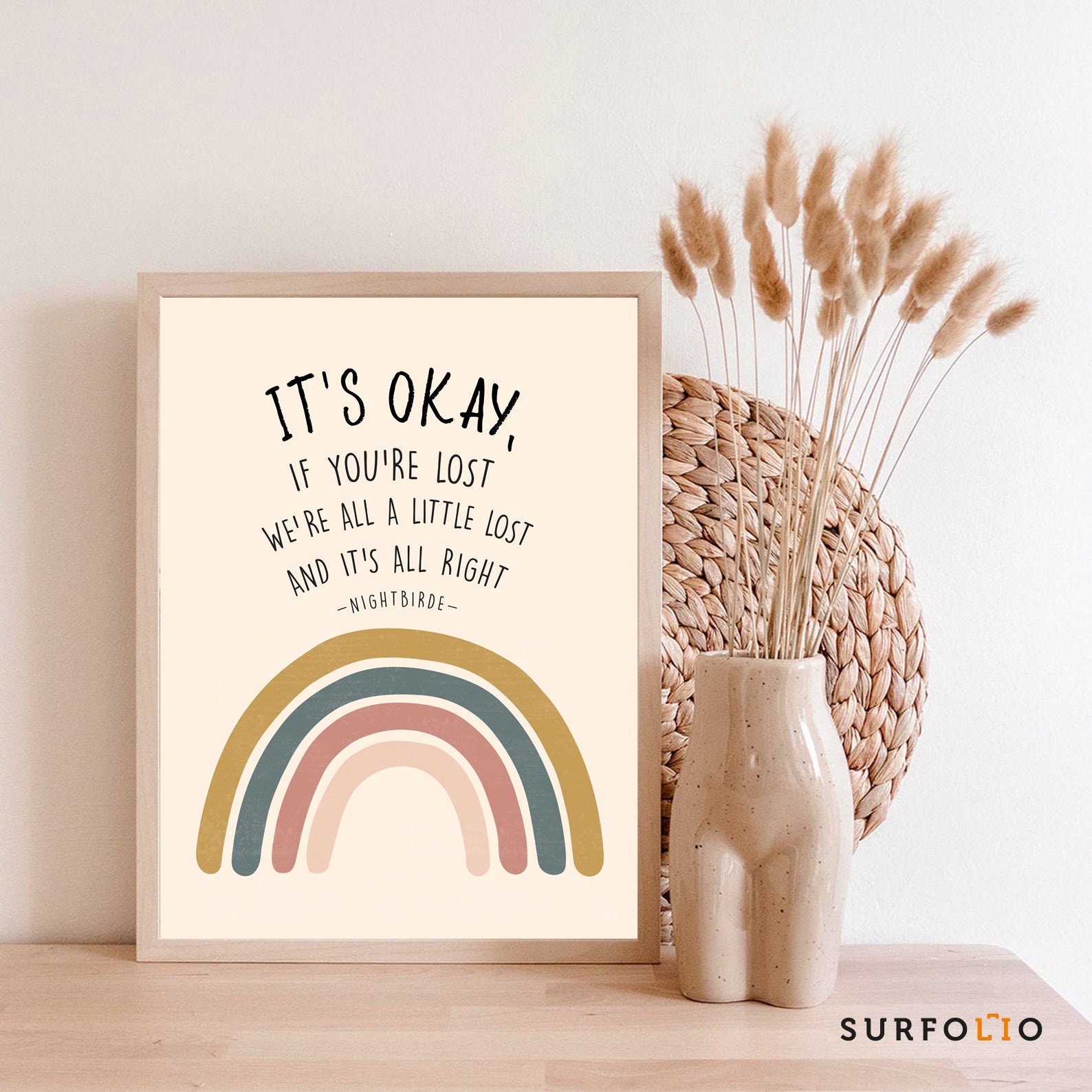 Well Say Print, Nightbirde, Happy Quotes Poster, Happy Well Say, Boho ...