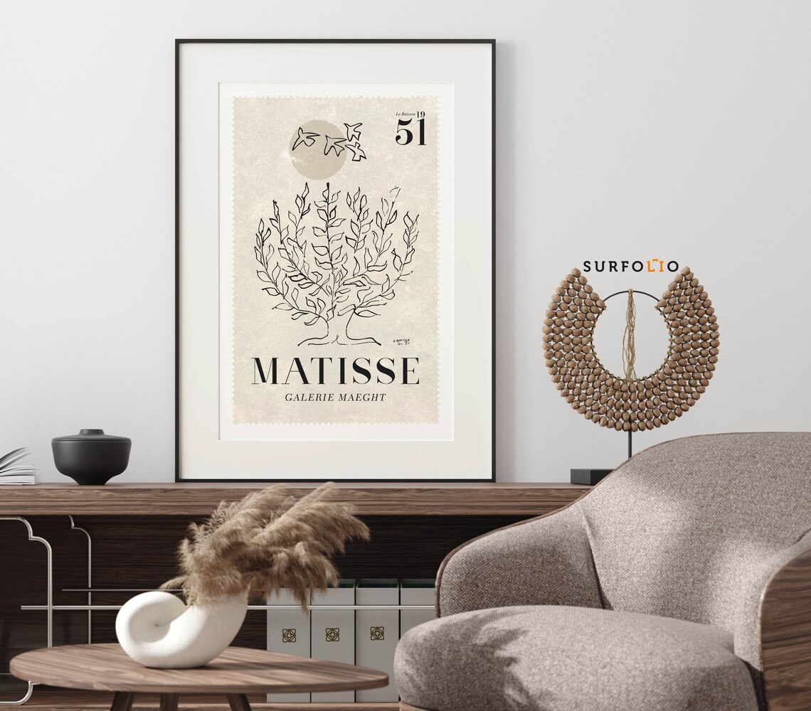 Matisse Tree Tree Sketch Poster Henri Matisse Print Matisse | Etsy