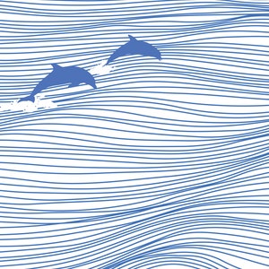 Sea Line Art, Ocean Line Art, Waves Line Art, Waves Minimal Print ...
