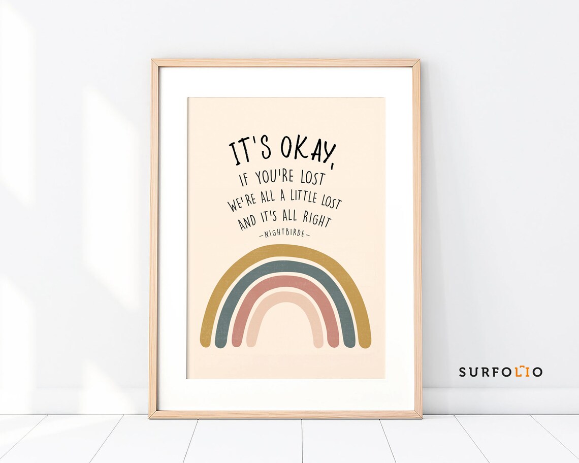 Well Say Print Nightbirde Happy Quotes Poster Happy Well - Etsy