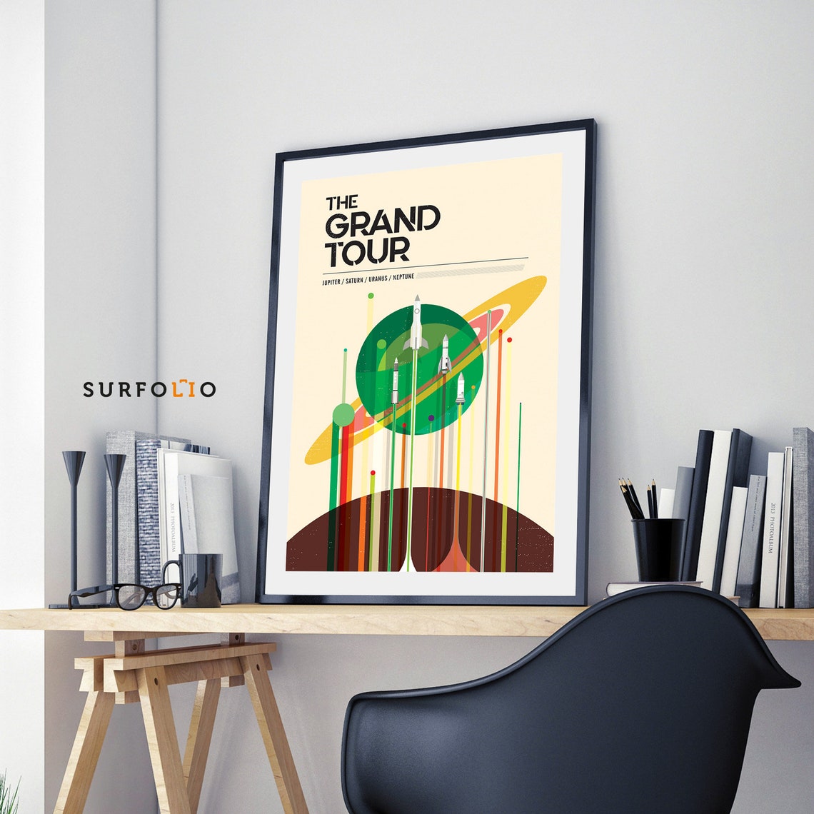 The Grand Tour Nasa Poster Grand Tour Vintage NASA Voyager | Etsy