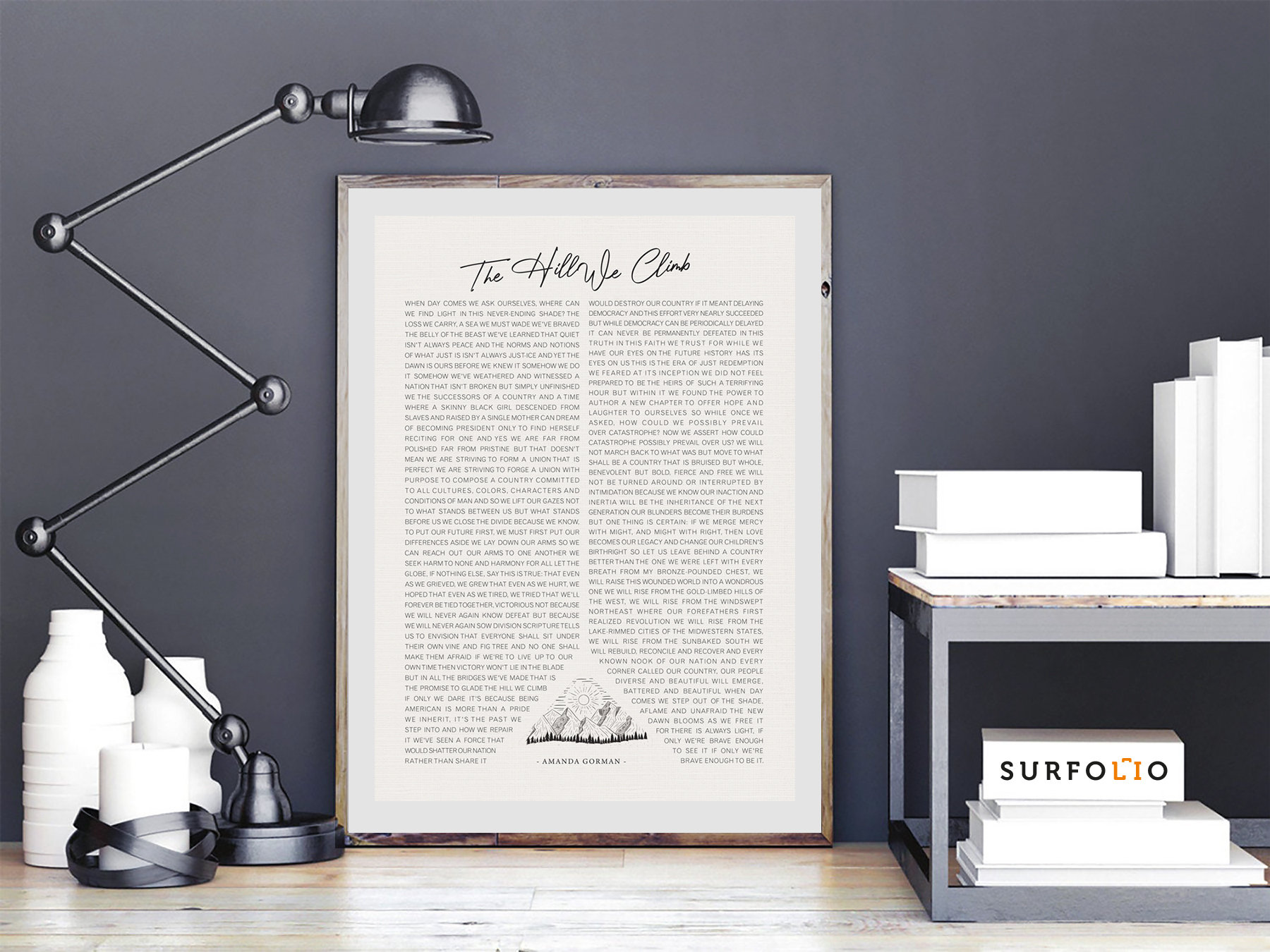 Amanda Gorman "the Hill We Climb" Poem Print (digital Download) - Etsy