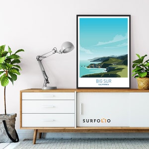 Big Sur California, Big Sur Poster, Big Sur Coastal, Big Sur Art, Big ...