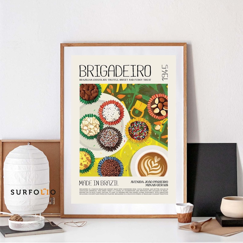 Brazilian Wall Art Food - Etsy