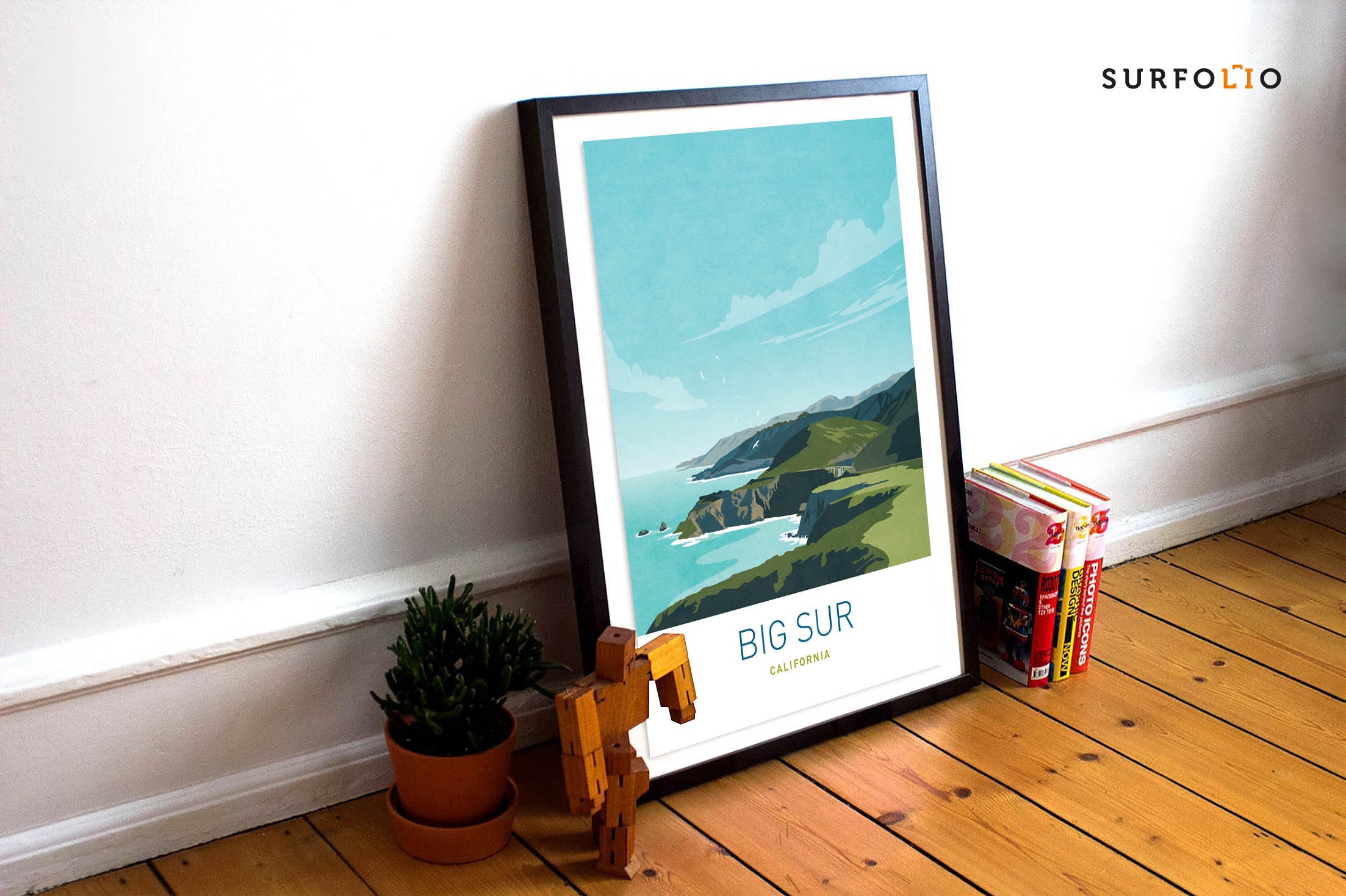 Big Sur California Big Sur Poster Big Sur Coastal Big Sur - Etsy