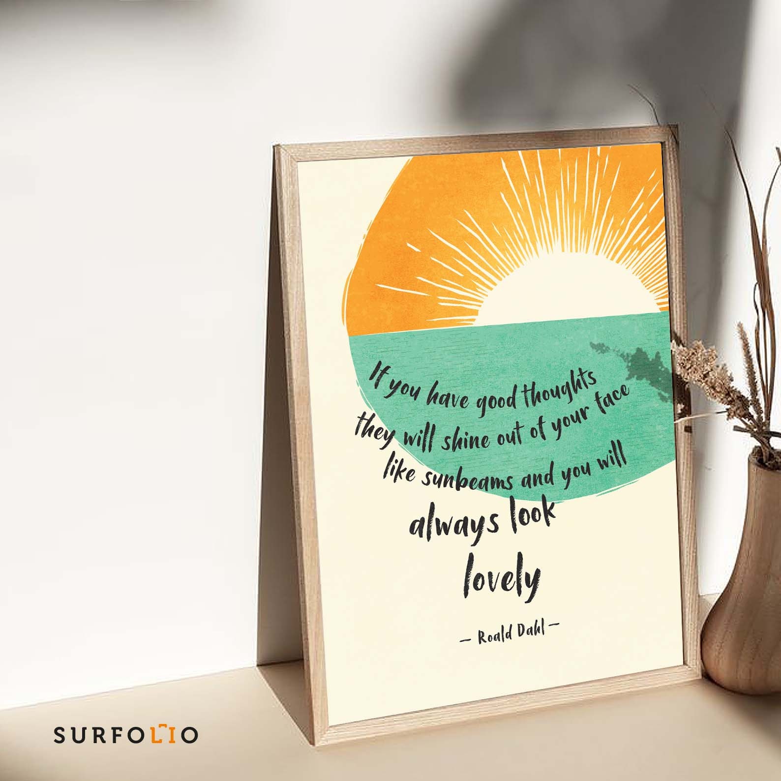 Roald Dahl Print Roald Dahl Quote Inspiration Quote Motivate Quote ...