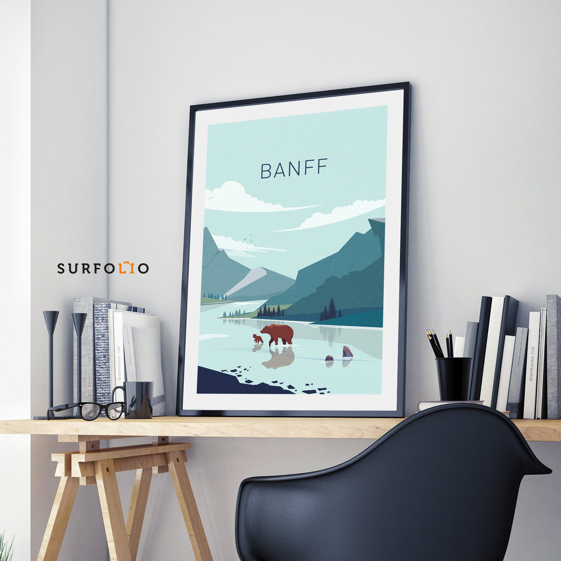 Banff Print Banff Poster Banff Travel Print Banff National | Etsy