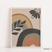 Boho Floral Illustration Boho Leaf Poster Boho Rainbow Poster Plant ...