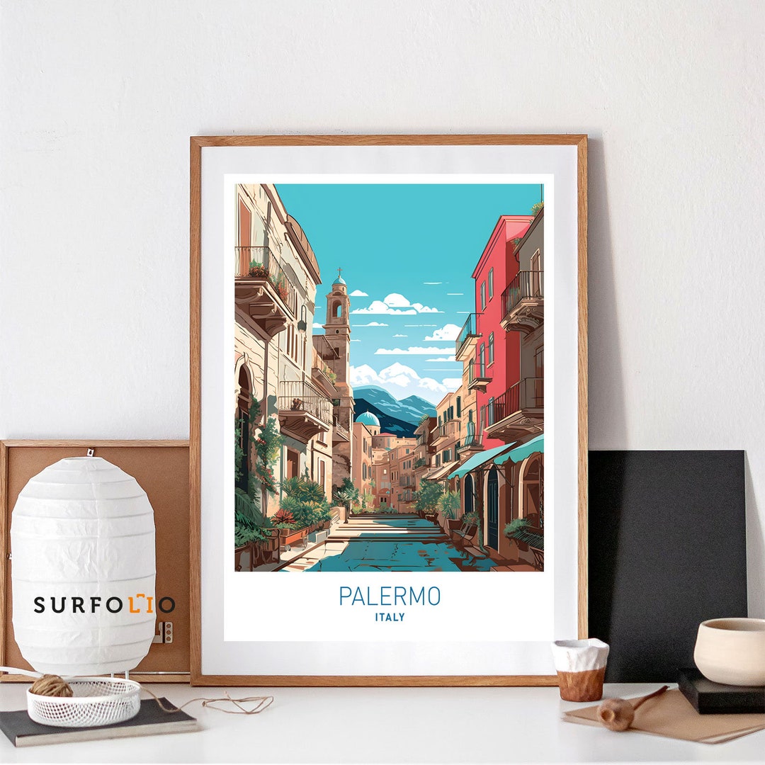 Palermo Italy Palermo Travel Print Palermo Italy Wall Palermo Sicily ...