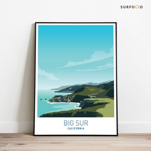 Big Sur California, Big Sur Poster, Big Sur Coastal, Big Sur Art, Big ...