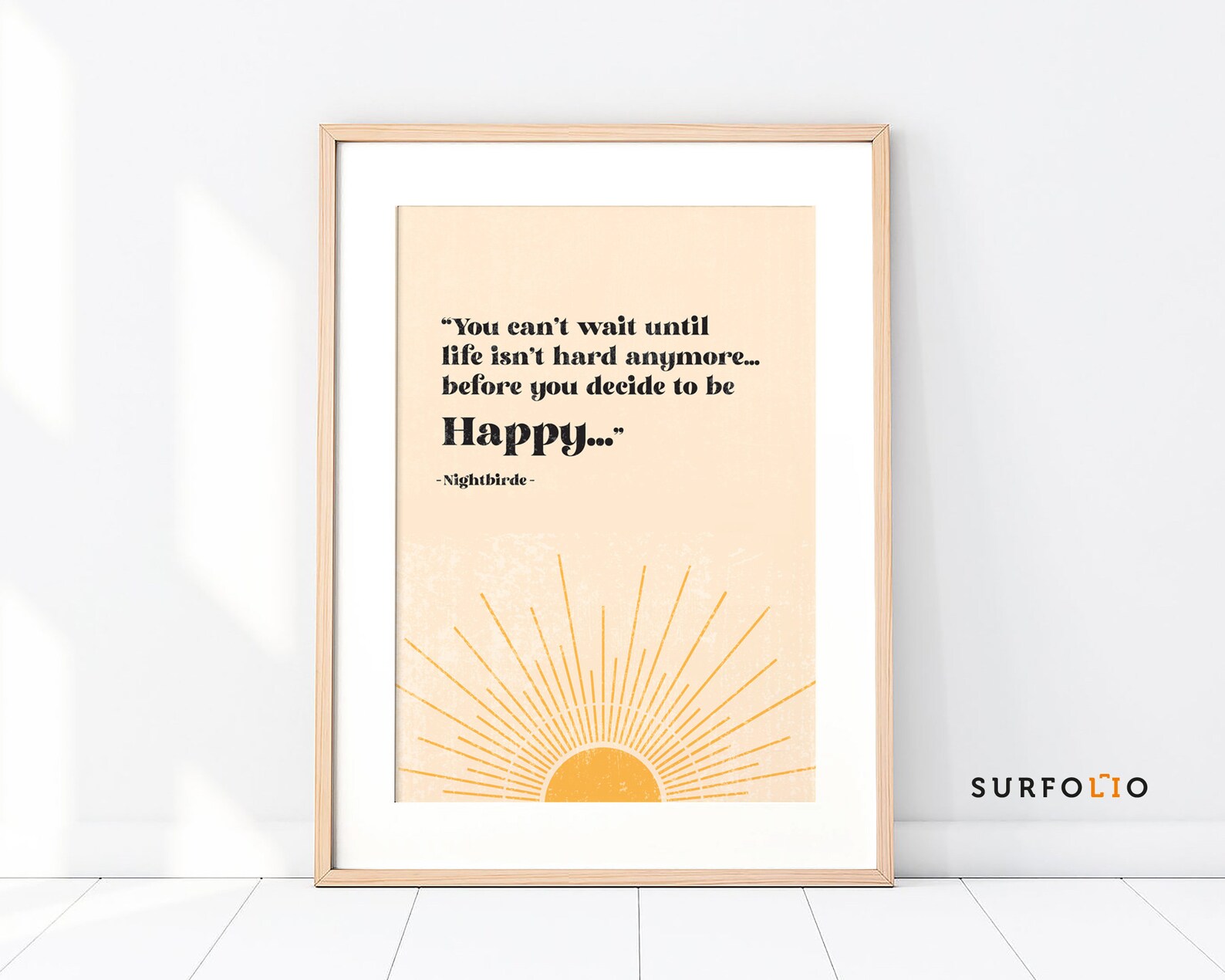 Well Say Print Nightbirde Happy Quotes Poster Happy Well - Etsy