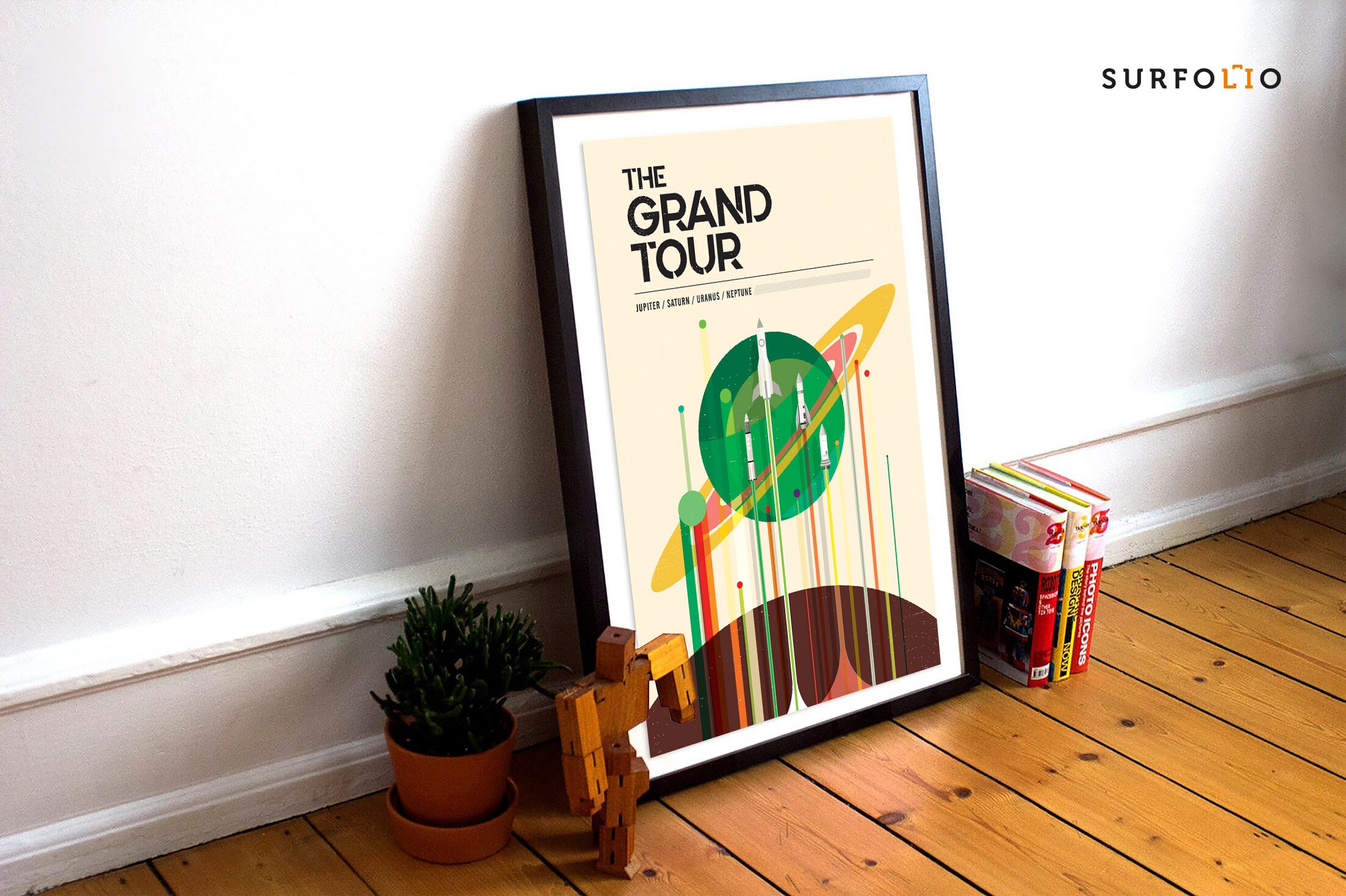 The Grand Tour Nasa Poster Grand Tour Vintage NASA Voyager | Etsy