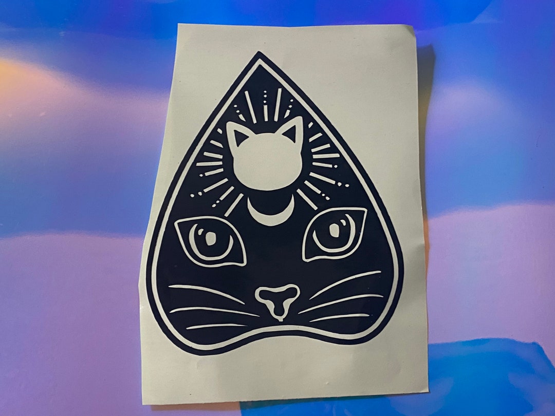Cat Ouija Planchette Decal - Etsy
