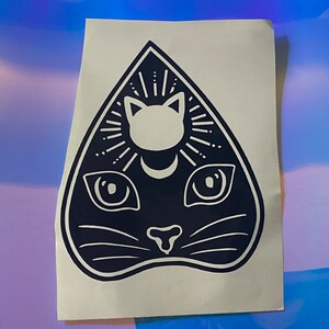 Cat Ouija Planchette Decal - Etsy