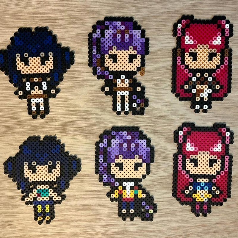 K. Pop Demon Hunters Perler Beads - Etsy